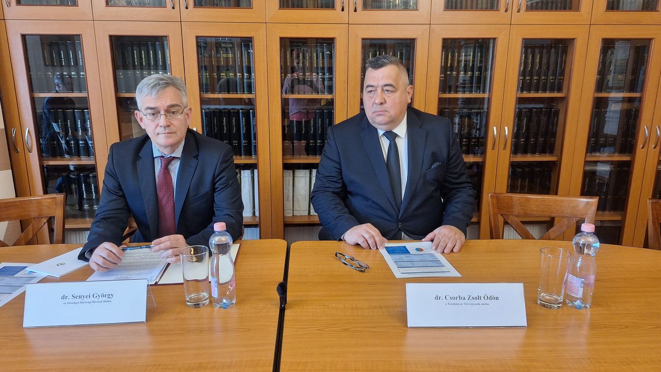 Sajtótájékoztatót tartott törvényszék elnöke