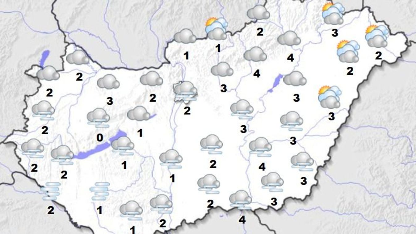 Szerdai időjárás: mutatjuk, hogyan alakul ma az időjárás