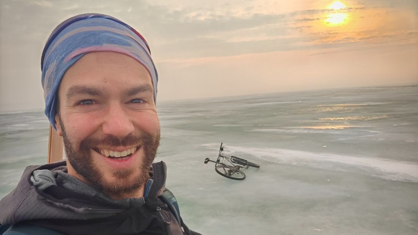 Balaton-áttekerés: videón Zichó Viktor újabb extrém kalandja