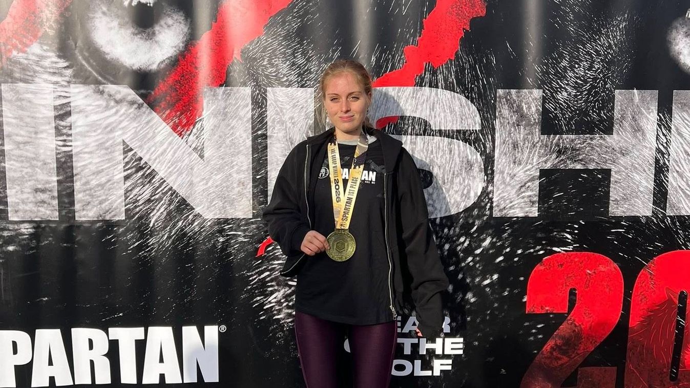 Spartan-verseny: Bányi Hanna korcsoportja élén